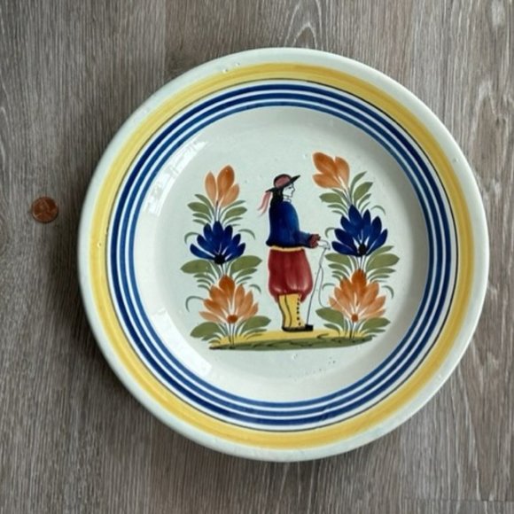 Henriot Quimper | Accents | Vintage Henriot Quimper France Pottery ...